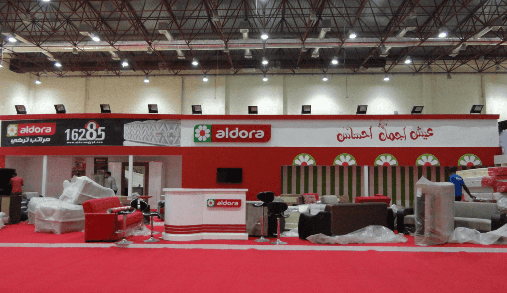 ALDORA Booth design - Sara Advertising